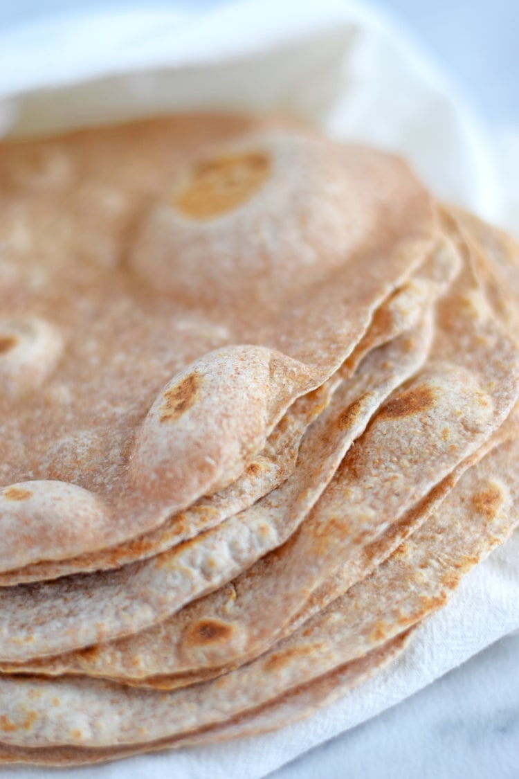 Authentic Mexican Flour Tortillas (White & Whole Wheat Versions ...