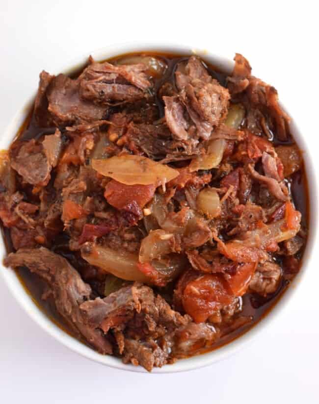 Slow Cooker Beef Tinga - Isabel Eats