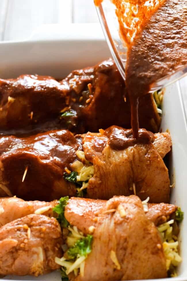 Chicken Enchilada Roll Ups - Isabel Eats {Easy Mexican Recipes}