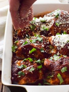 Chicken Enchilada Roll Ups - Isabel Eats {Easy Mexican Recipes}
