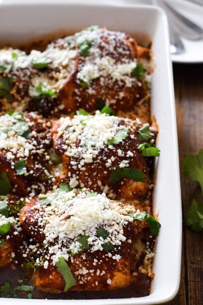 Chicken Enchilada Roll Ups - Isabel Eats {Easy Mexican Recipes}