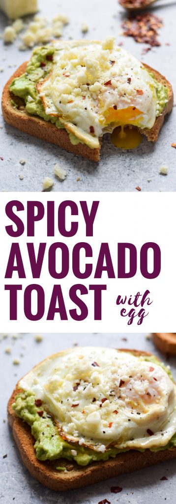 Spicy Avocado Toast with Egg - Isabel Eats