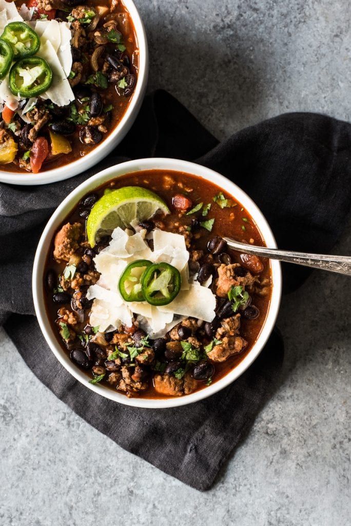 Mexican Chorizo Chili - Isabel Eats
