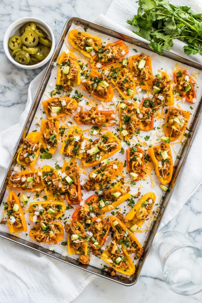 Bell Pepper Nachos - Isabel Eats