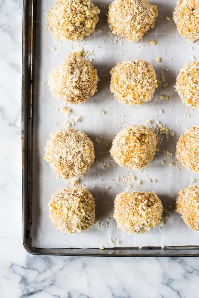 Mexican Arancini Rice Balls - Isabel Eats