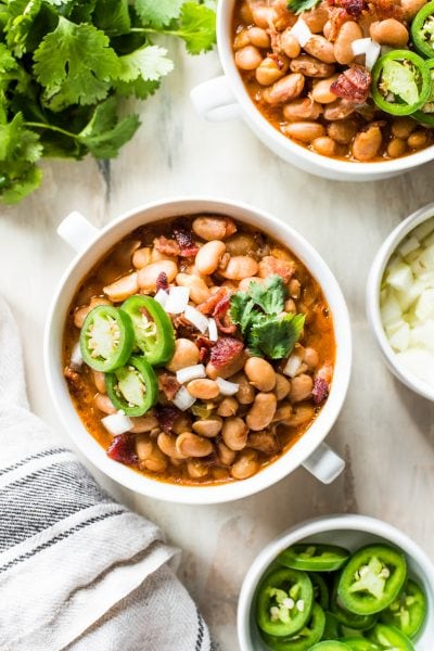 Charro Beans (Frijoles Charros) - Isabel Eats