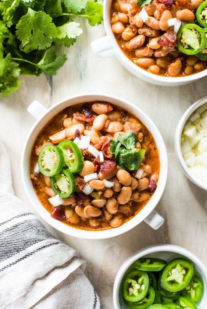 Charro Beans (Frijoles Charros) - Isabel Eats