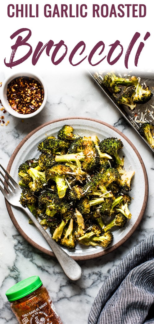 Chili Garlic Roasted Broccoli - Isabel Eats {Easy Mexican Recipes}