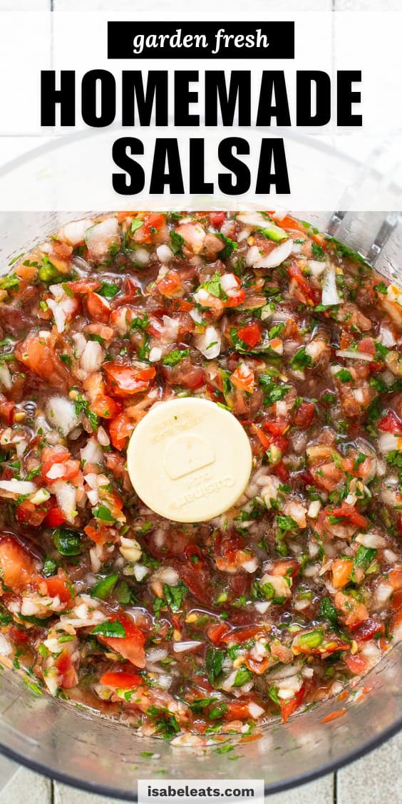 Homemade Salsa - Isabel Eats