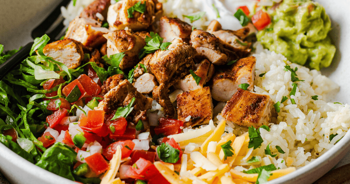Chicken Burrito Bowls - Isabel Eats