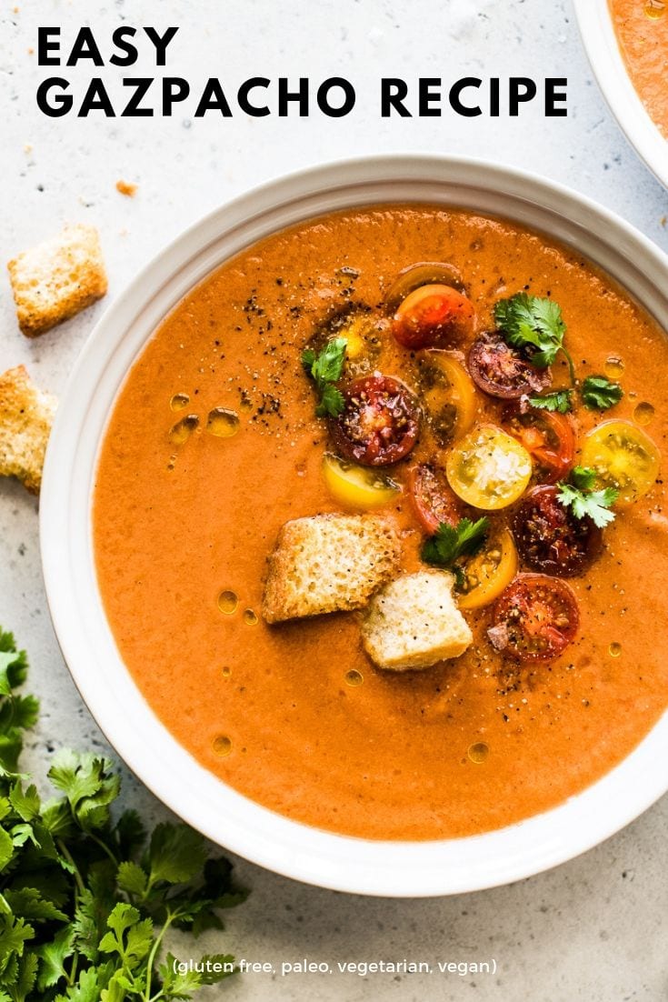 Easy Gazpacho Recipe - Isabel Eats