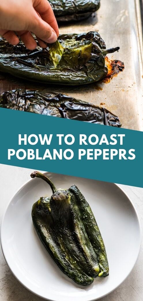 How to Roast Poblano Peppers - Isabel Eats {Easy Mexican Recipes}
