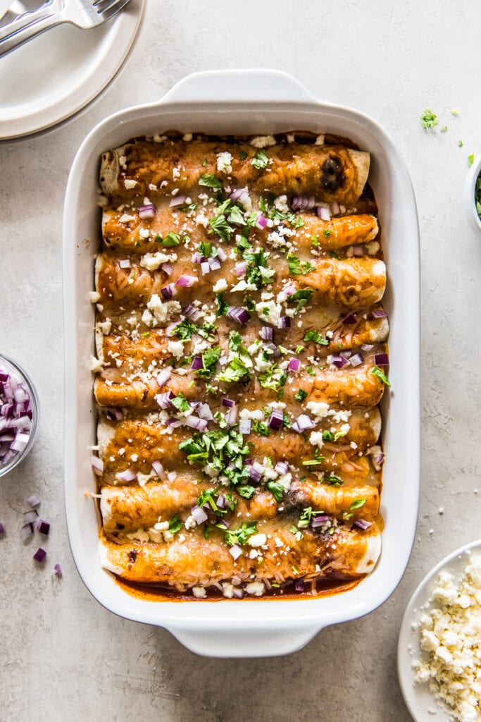 Easy Breakfast Enchiladas - Isabel Eats