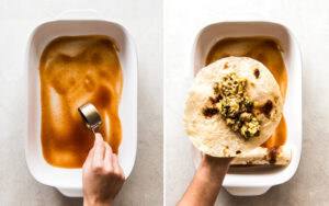 Easy Breakfast Enchiladas - Isabel Eats