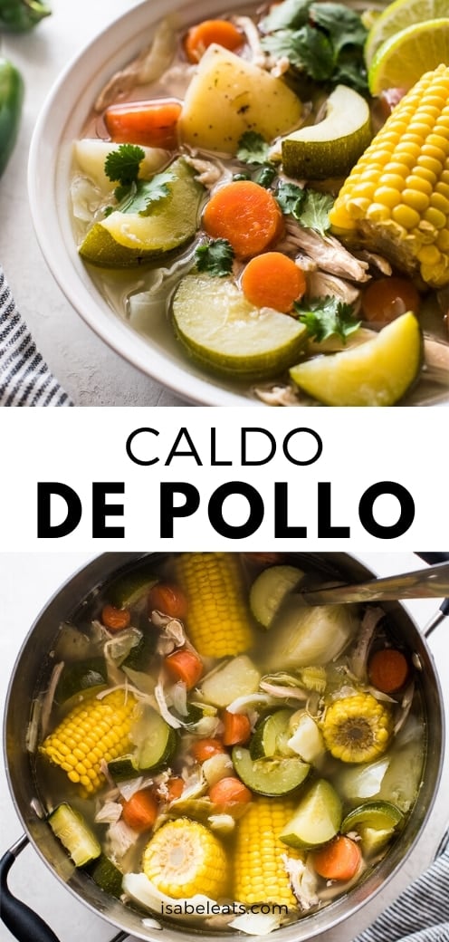 Caldo de Pollo Recipe - Isabel Eats