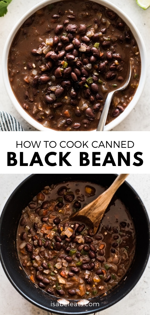 How to Cook Canned Black Beans - Isabel Eats