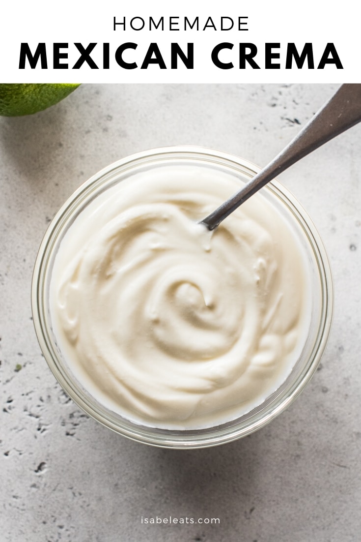Mexican Crema - Isabel Eats
