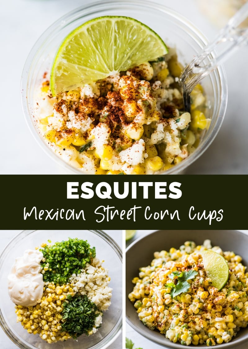 Esquites (Mexican Street Corn Cups) | Isabel Eats