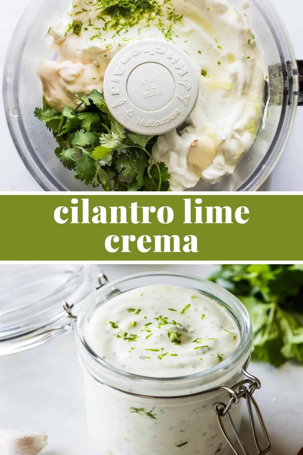 Cilantro Lime Crema - Isabel Eats