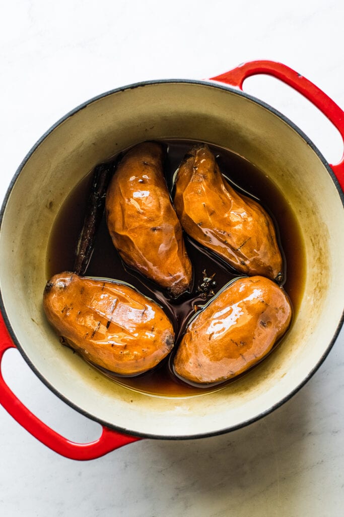 Camote Enmielado (Mexican Candied Sweet Potatoes)