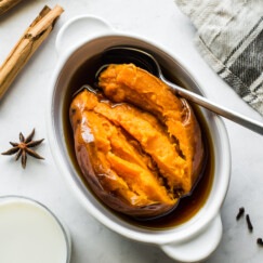 Camotes Enmielados (Mexican Candied Sweet Potatoes) - Isabel Eats