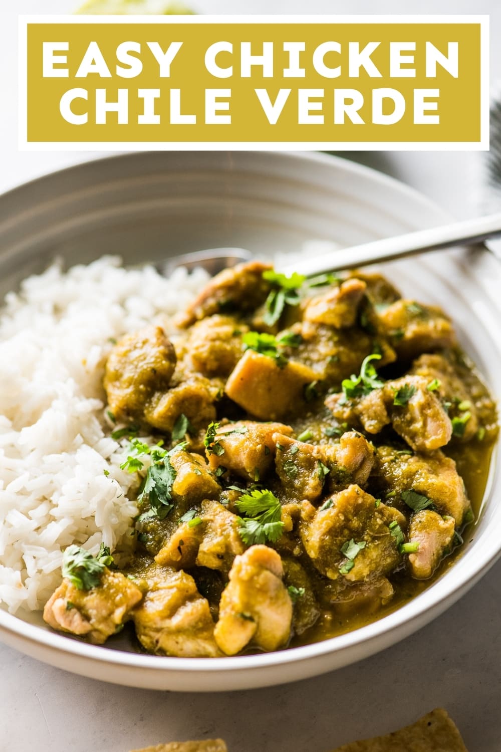 Chicken Chile Verde - Isabel Eats