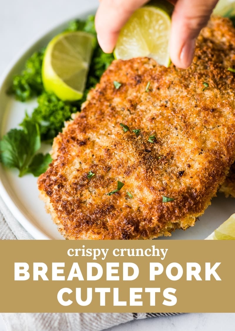 Crispy Pork Cutlets - Isabel Eats