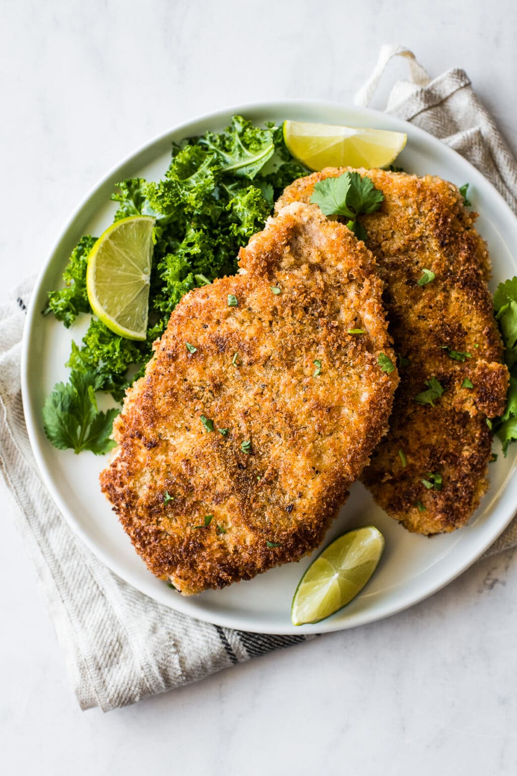 Crispy Pork Cutlets - Isabel Eats