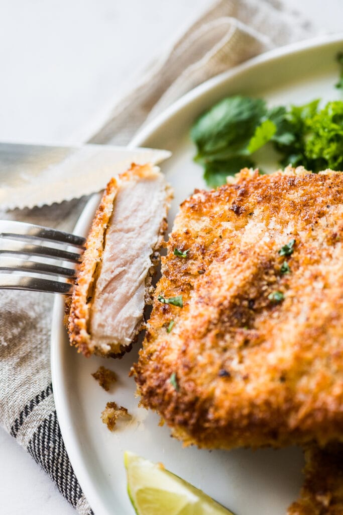 Crispy Pork Cutlets - Isabel Eats