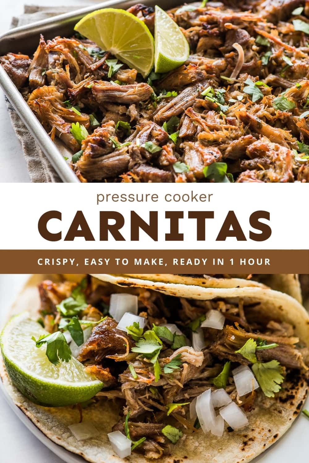 Pressure Cooker Carnitas (Instant Pot) - Isabel Eats