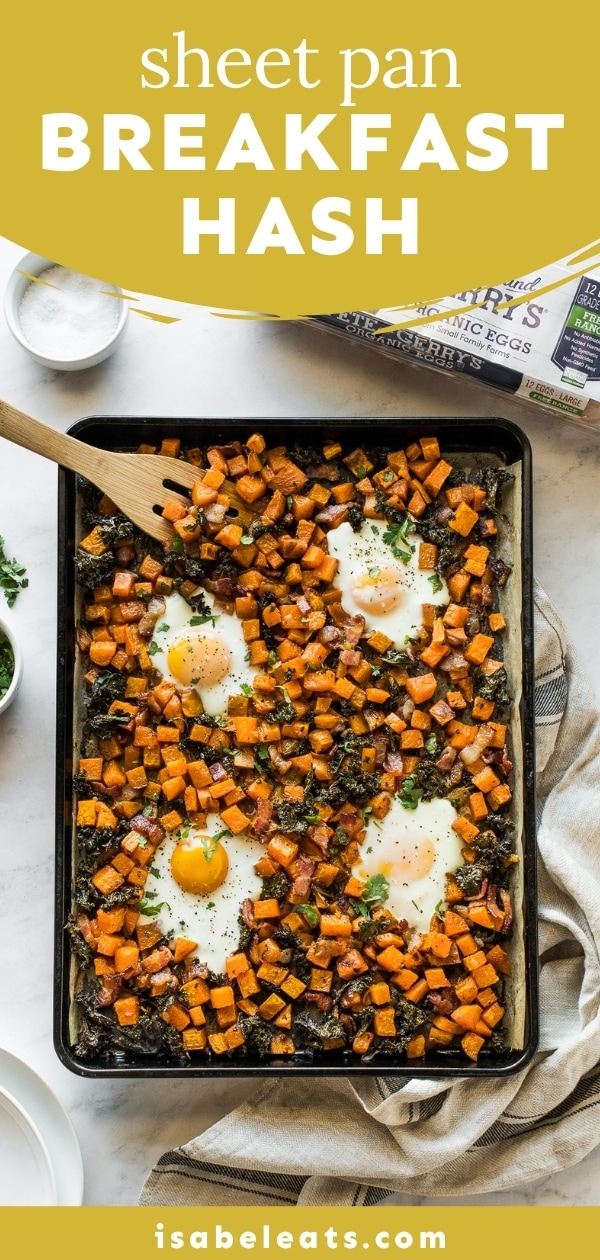 Sheet Pan Eggs and Breakfast Hash - Isabel Eats