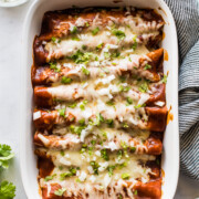 Easy Black Bean Enchiladas - Isabel Eats