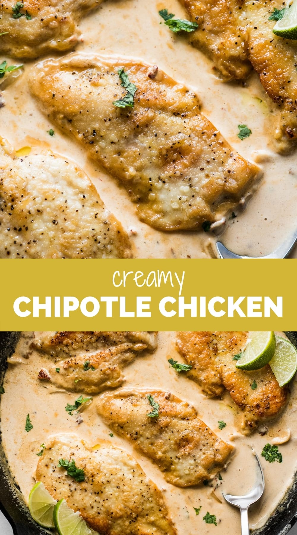 Pollo en Crema de Chipotle - Isabel Eats
