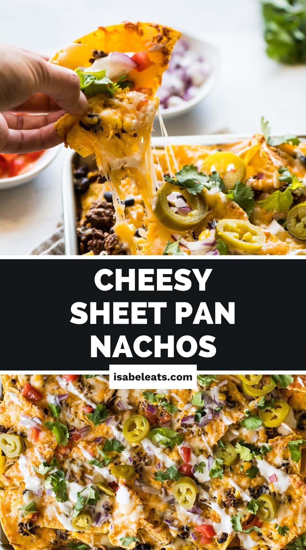Sheet Pan Nachos Recipe - Isabel Eats