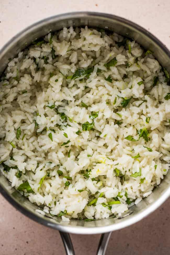 Cilantro Lime Rice - Isabel Eats