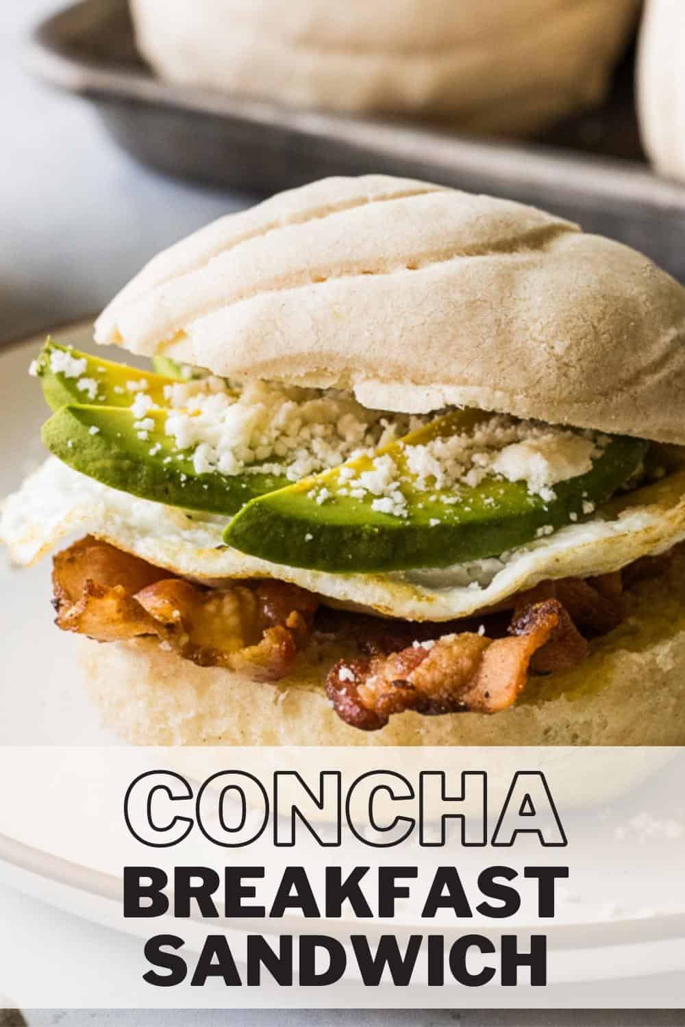 Concha Breakfast Sandwich - Isabel Eats