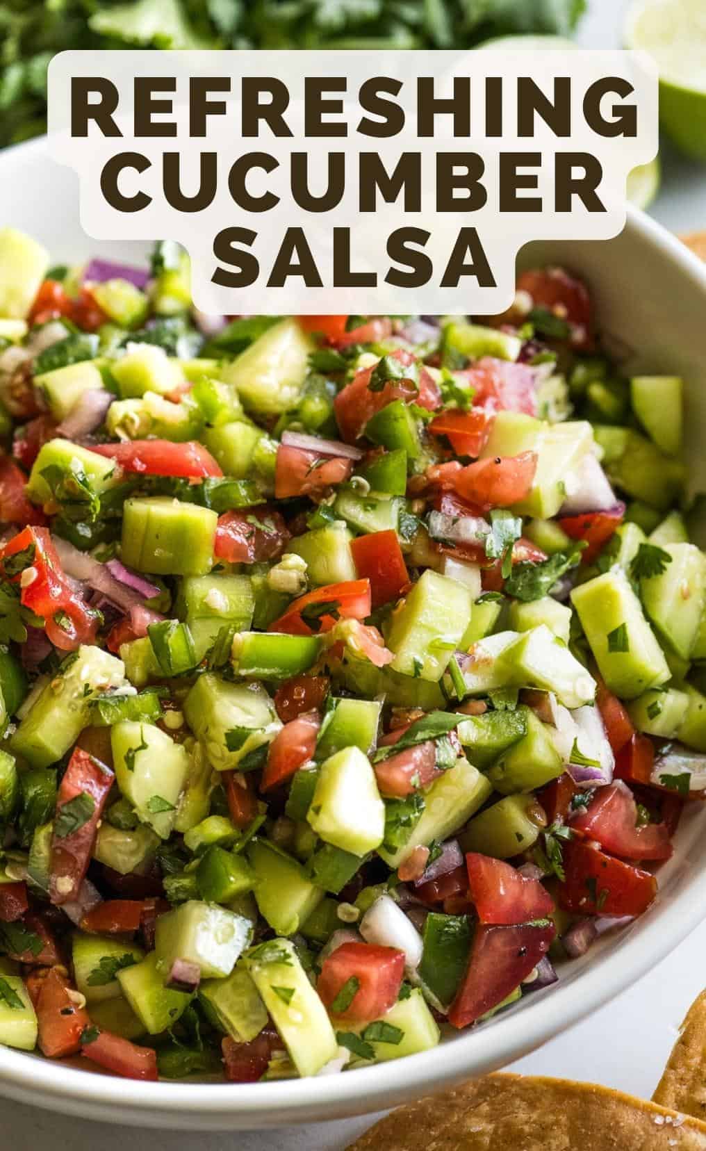 Cucumber Salsa - Isabel Eats