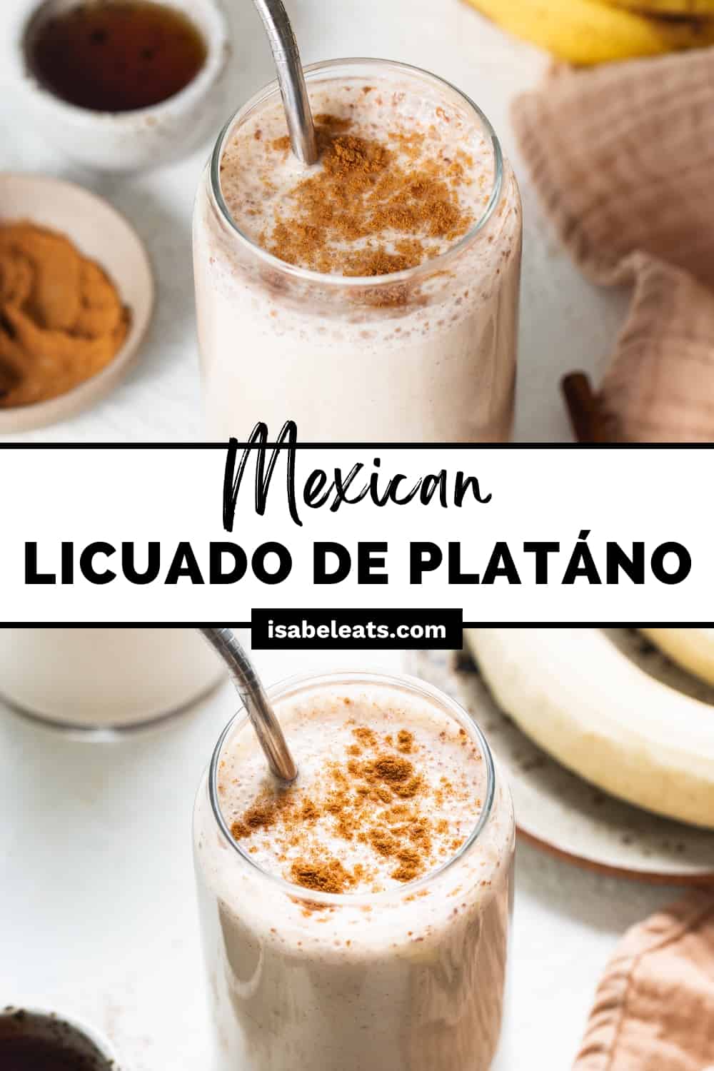 Licuado de Plátano (Mexican Banana Smoothie)