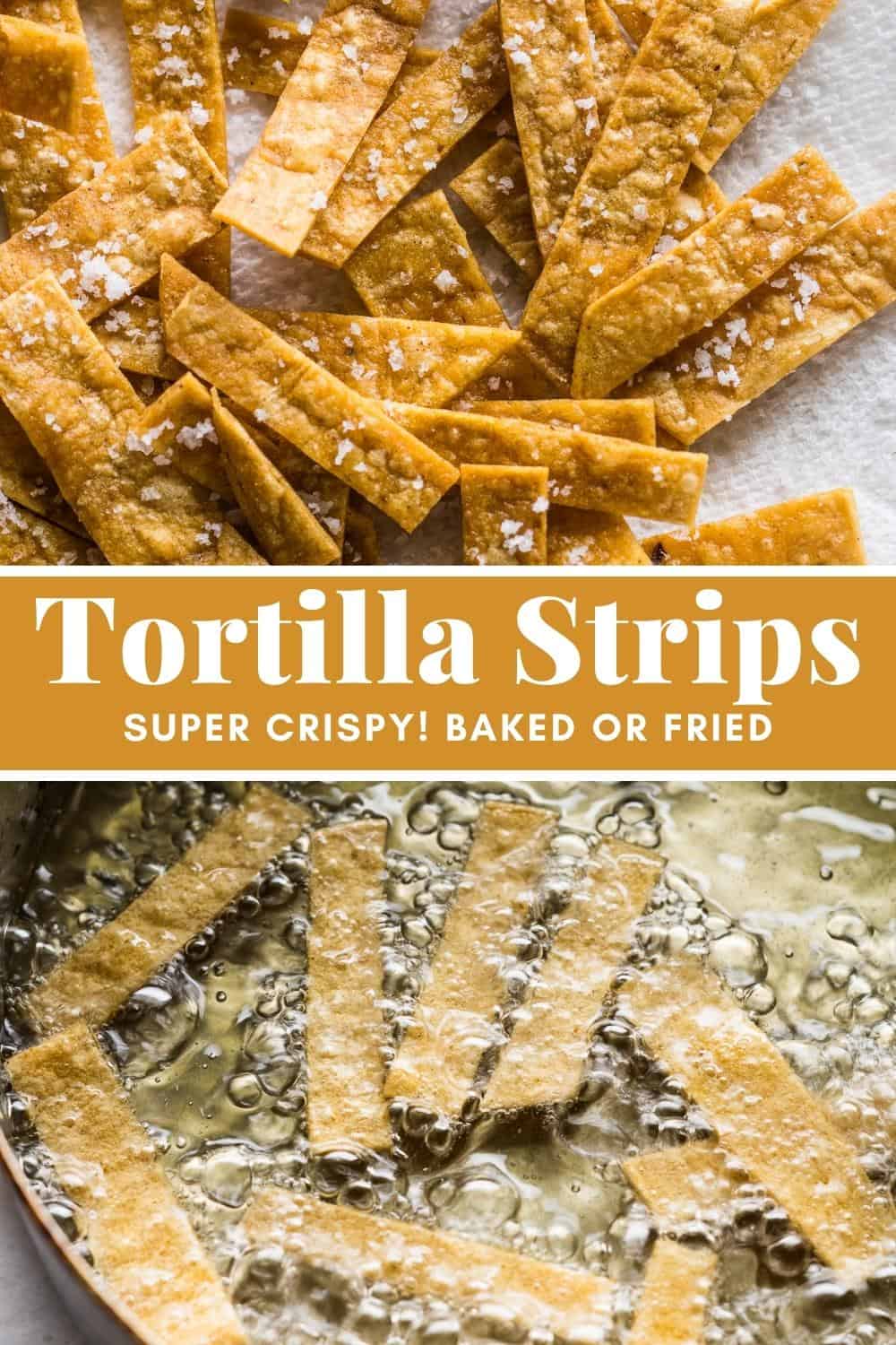 Tortilla Strips - Isabel Eats