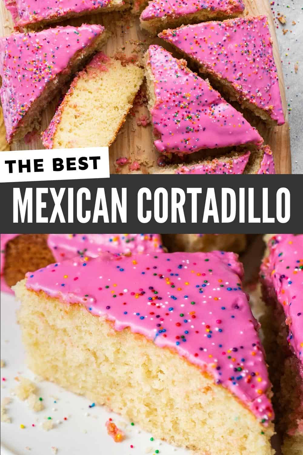 Cortadillo (Mexican Pink Cake) - Isabel Eats