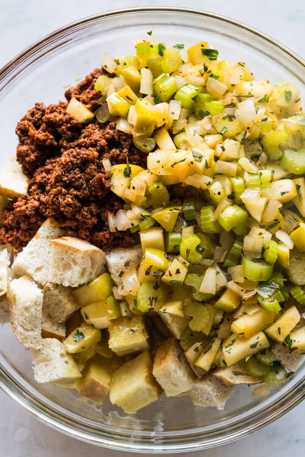 Chorizo Stuffing - Isabel Eats