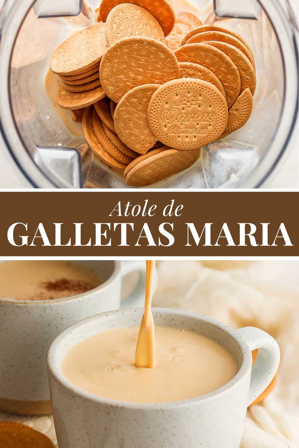 Atole de Galletas María - Isabel Eats