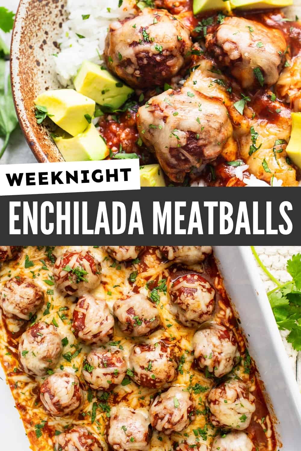 Enchilada Meatballs - Isabel Eats