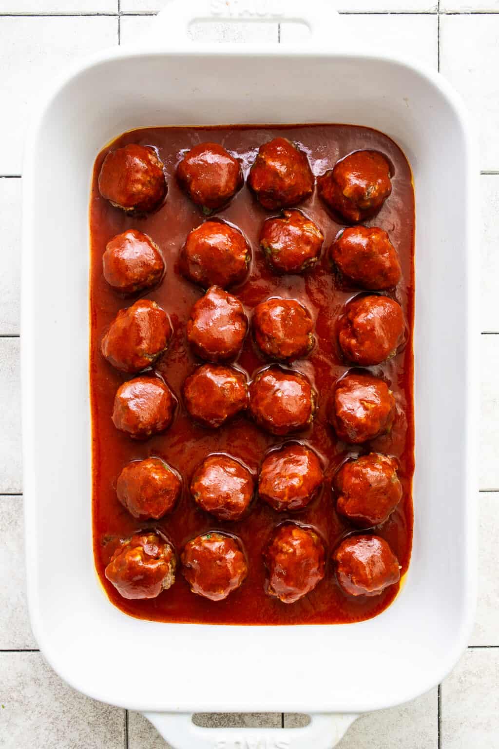 Enchilada Meatballs - Isabel Eats