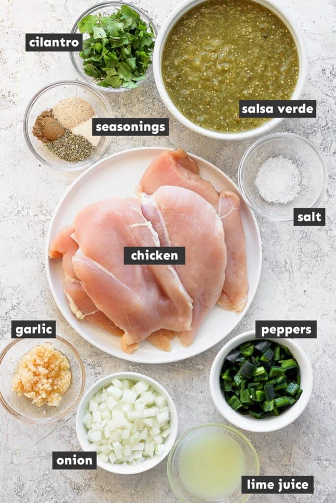 Salsa Verde Chicken - Isabel Eats