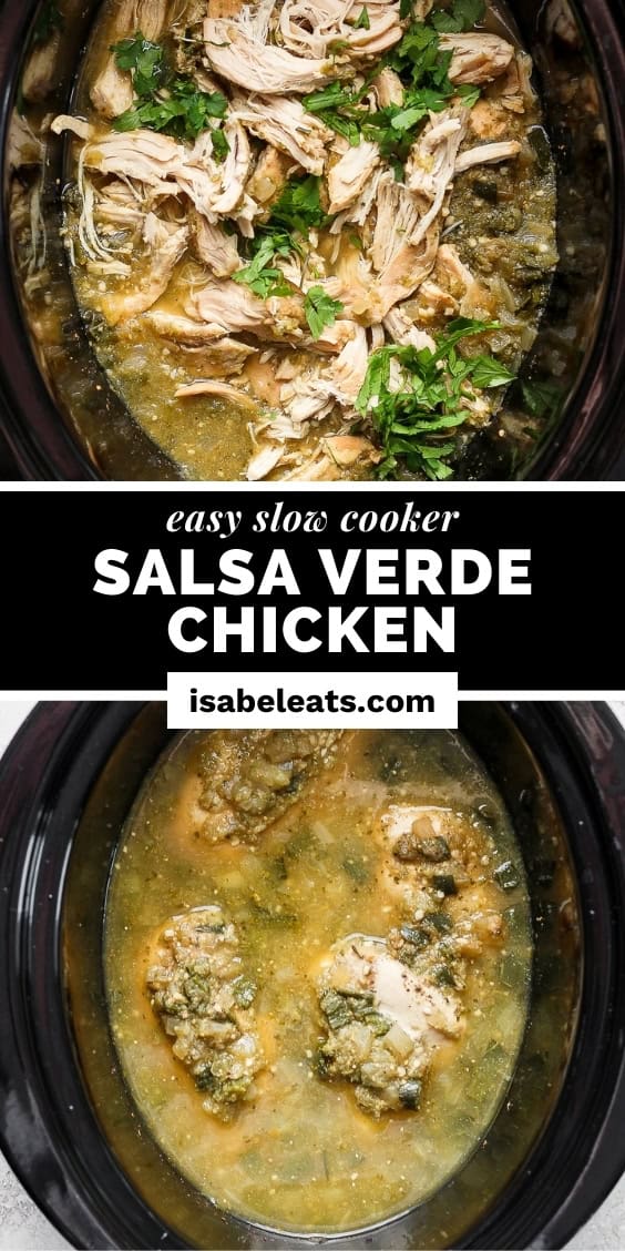 Salsa Verde Chicken - Isabel Eats