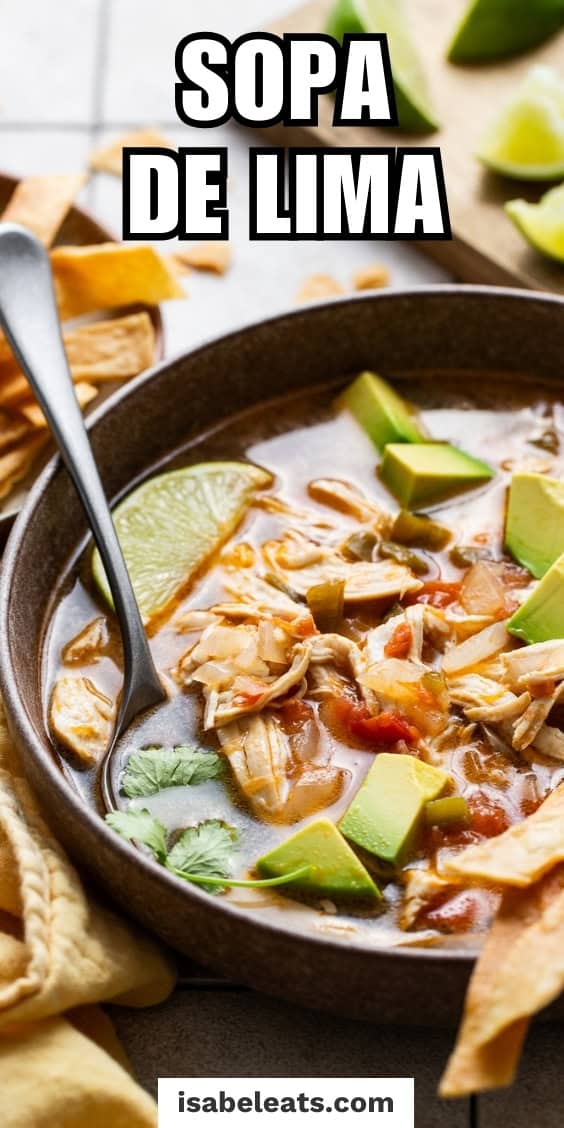 Sopa de Lima - Isabel Eats