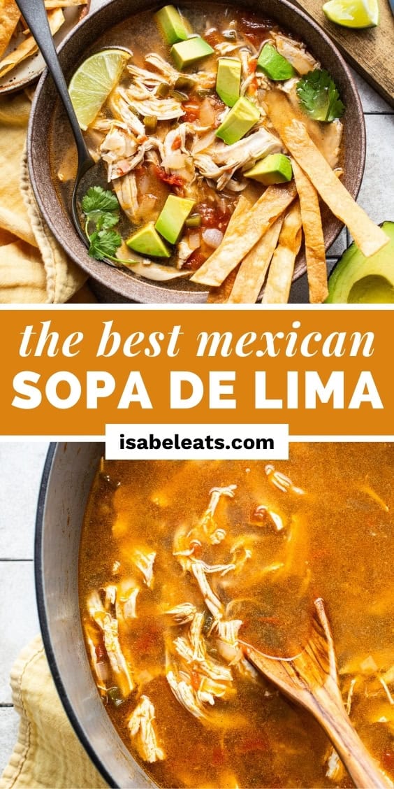 Sopa de Lima - Isabel Eats