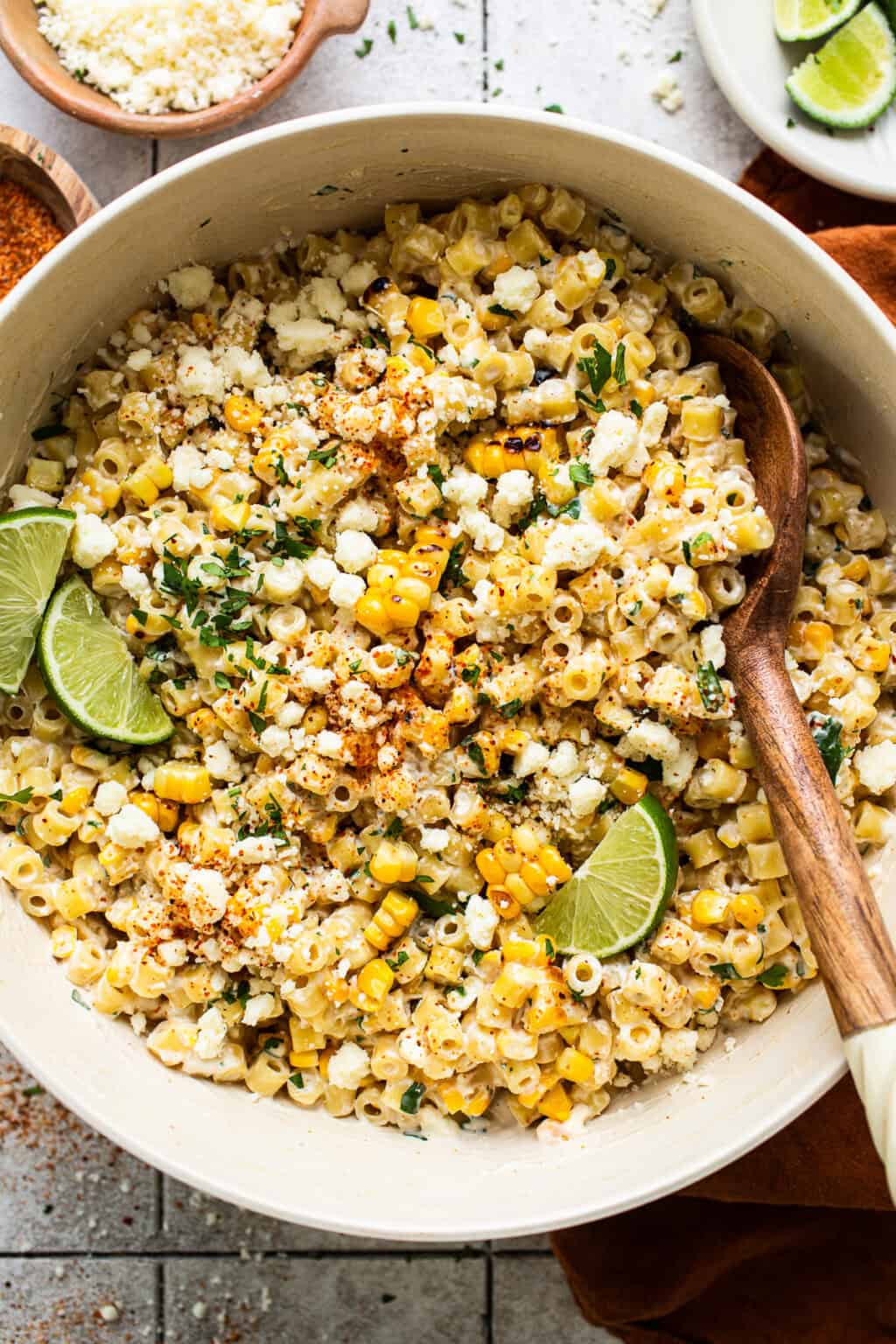 Mexican Street Corn Pasta Salad - Isabel Eats