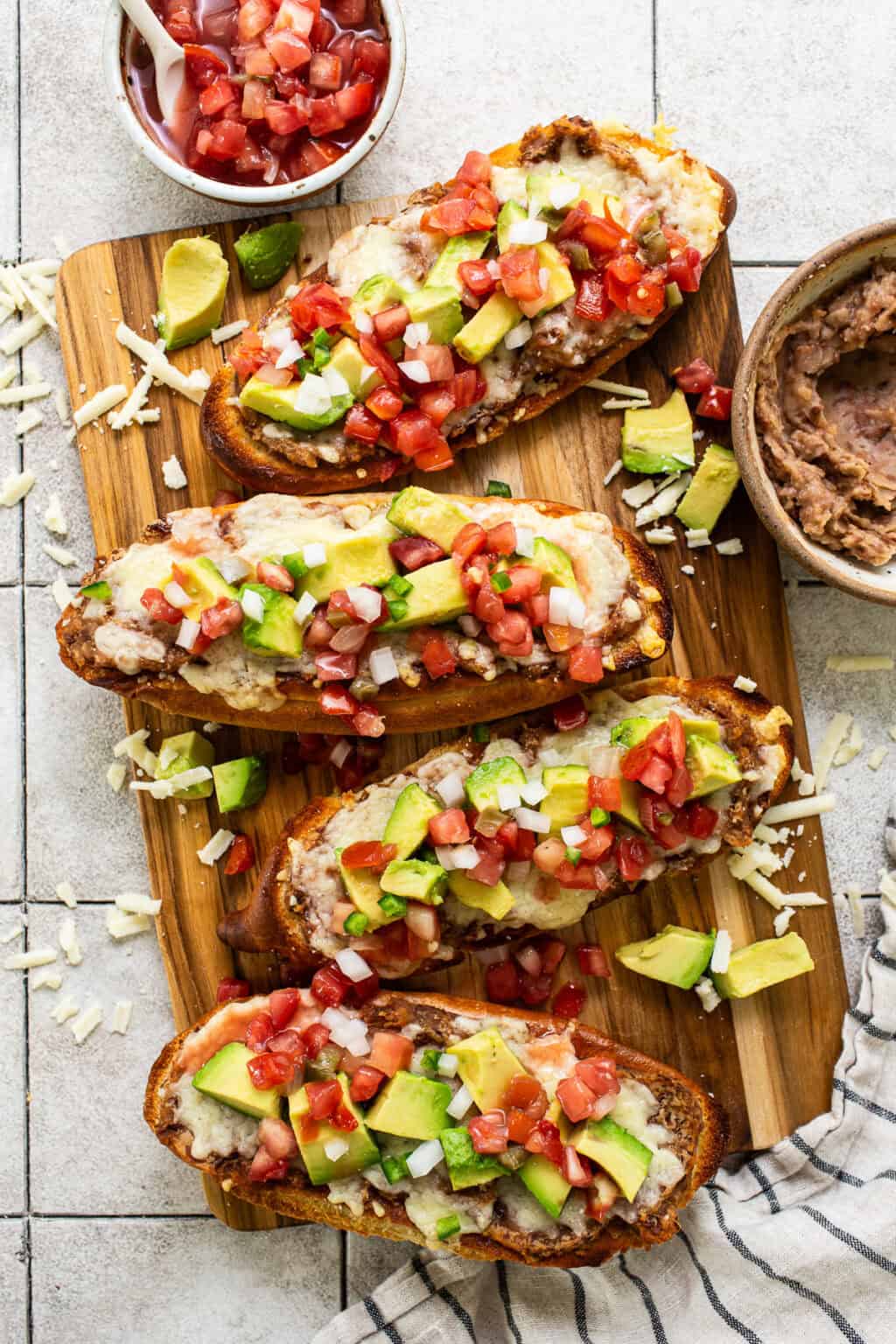 Molletes (Mexican Open-Faced Sandwich)